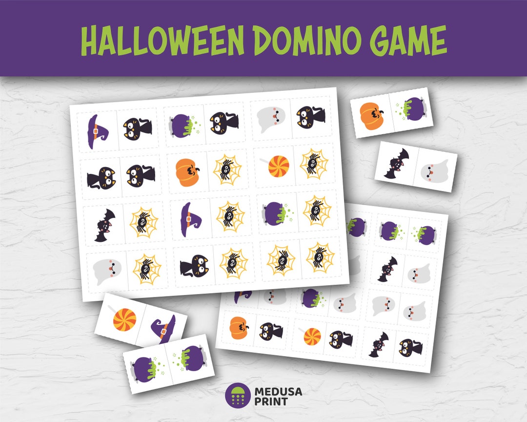 Halloween Activities | Halloween | Fall Activities | Domino Game ...