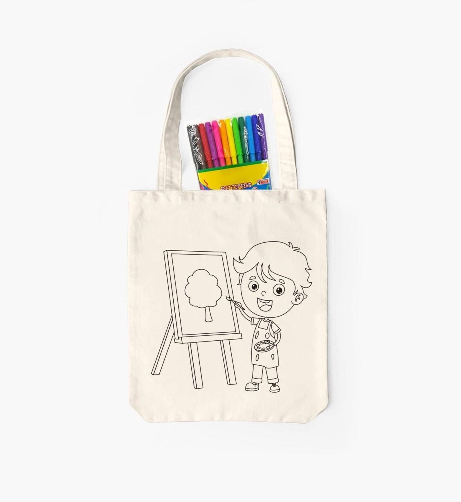Painting Tote Bags Set of 10 Children's Activities Bags - Etsy