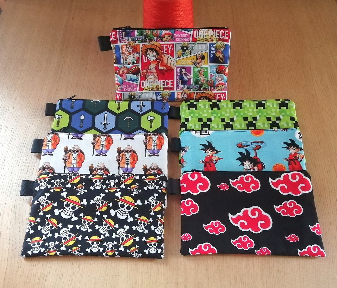 One Piece Fabric Pouch / Naruto Pencil Case / Dragon Ball Gift ...
