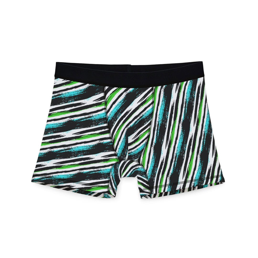Men's Boxers - Vibrant Striped Underwear for Comfort & Style - Etsy