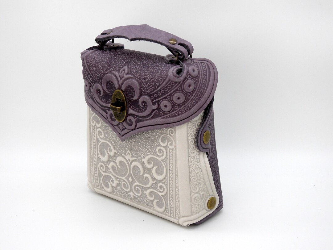Lavender Backpack Purse: Small Convertible Crossbody Bag - Etsy