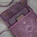 Purple Crossbody Briefcase Women's Leather Attaché Purple - Etsy