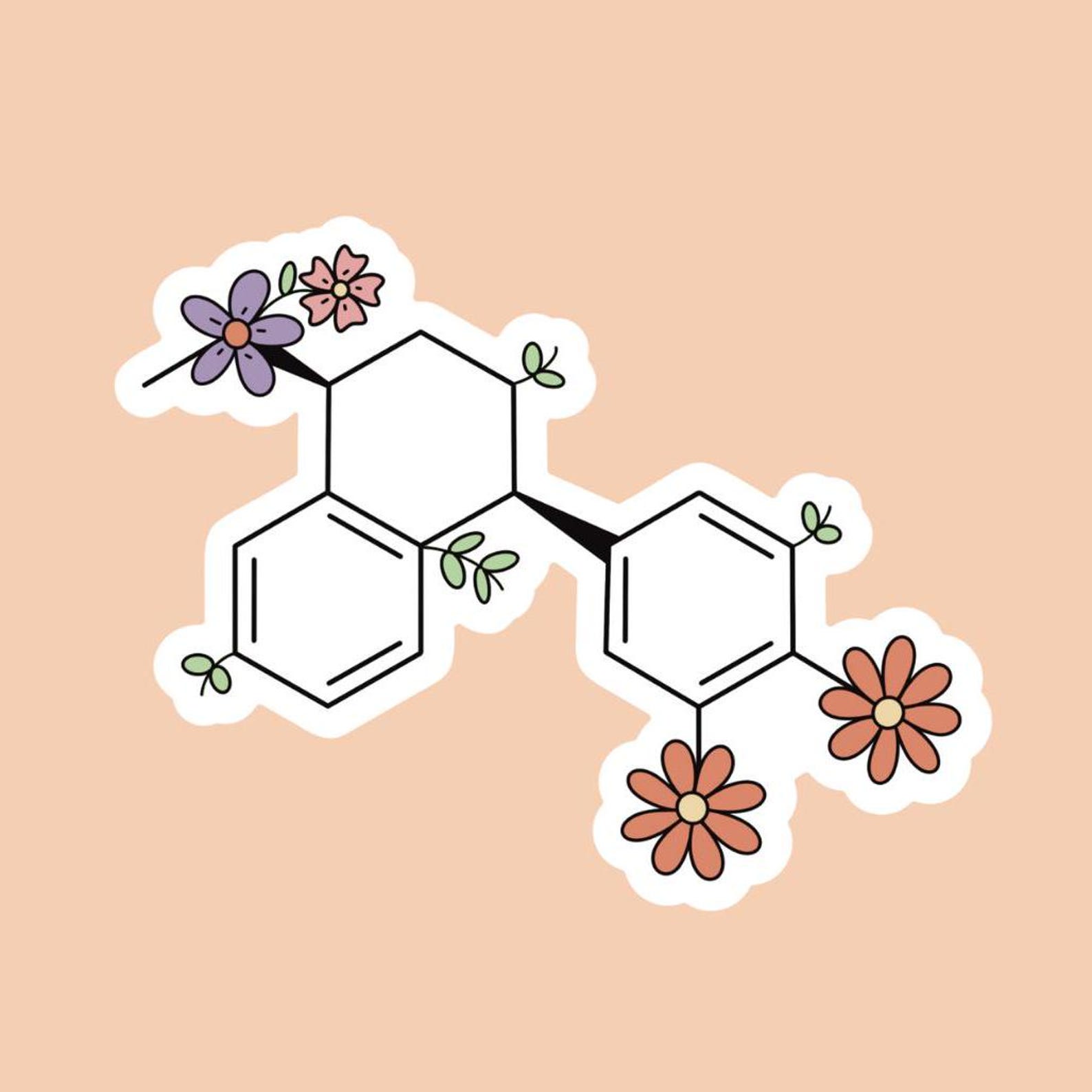 Zoloft / Sertraline Chemical Structure Vinyl Sticker, 3 Inch - Etsy