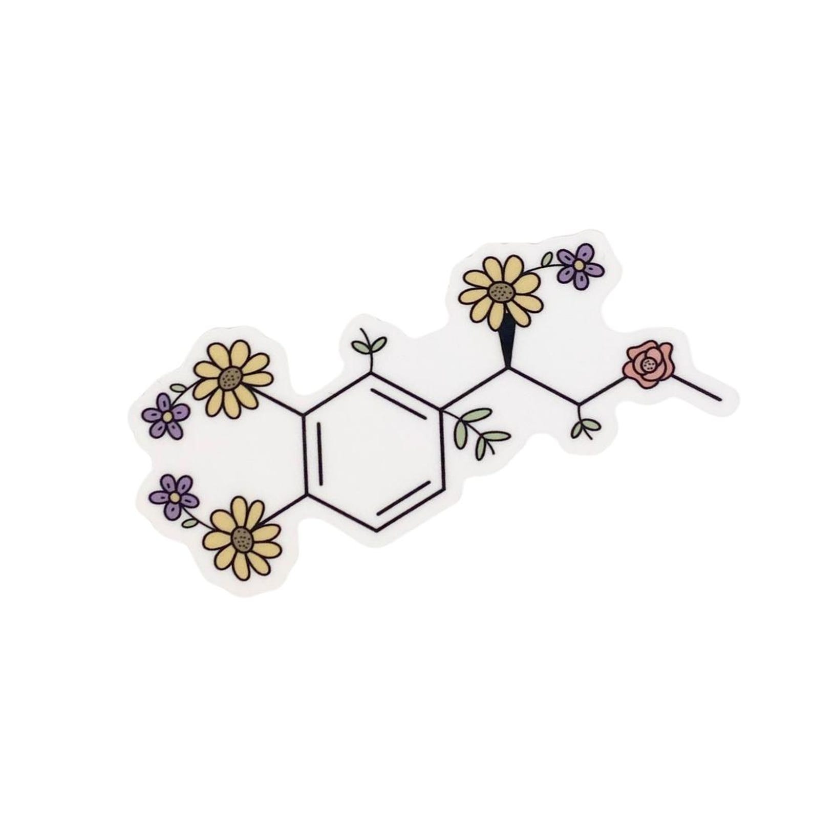 Adrenaline / Epinephrine Chemical Structure Vinyl Sticker, 3 Inch - Etsy