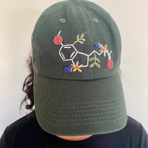 Custom Embroidered Chemical Structure Baseball Cap | Etsy