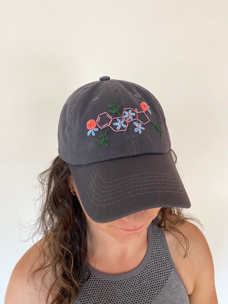 Custom Embroidered Chemical Structure Baseball Cap | Etsy