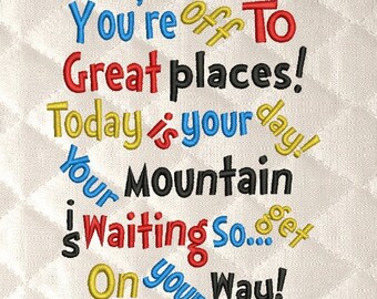 Off to Great Places | Etsy