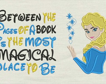 Reading Pillow Embroidery Designs | Etsy