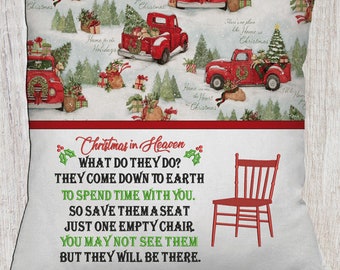Christmas in Heaven Pillow - Etsy