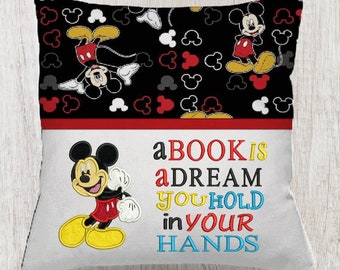 Book Pocket Pillow - Etsy