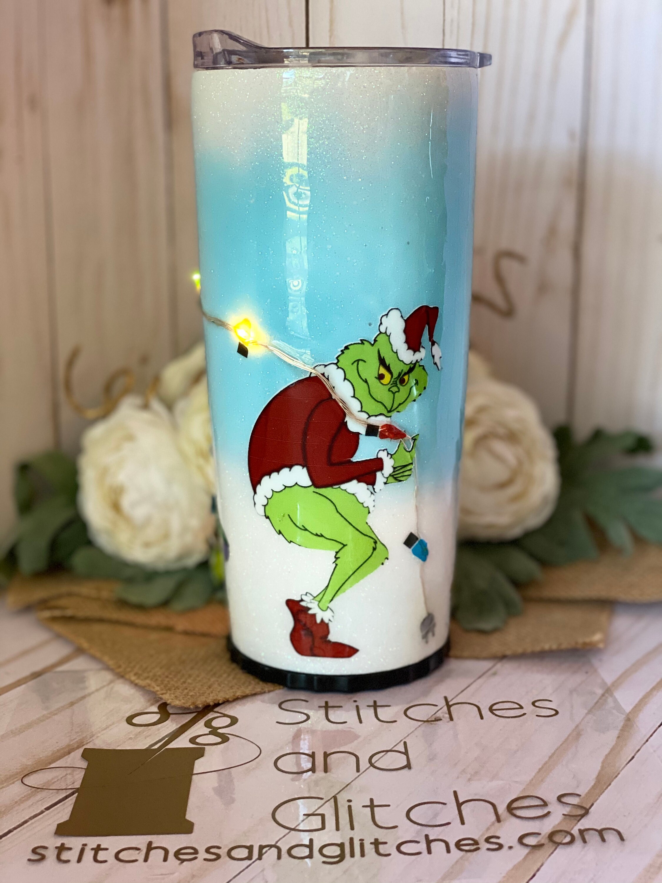 The Grinch inspired Stealing Lights Light up Christmas | Etsy