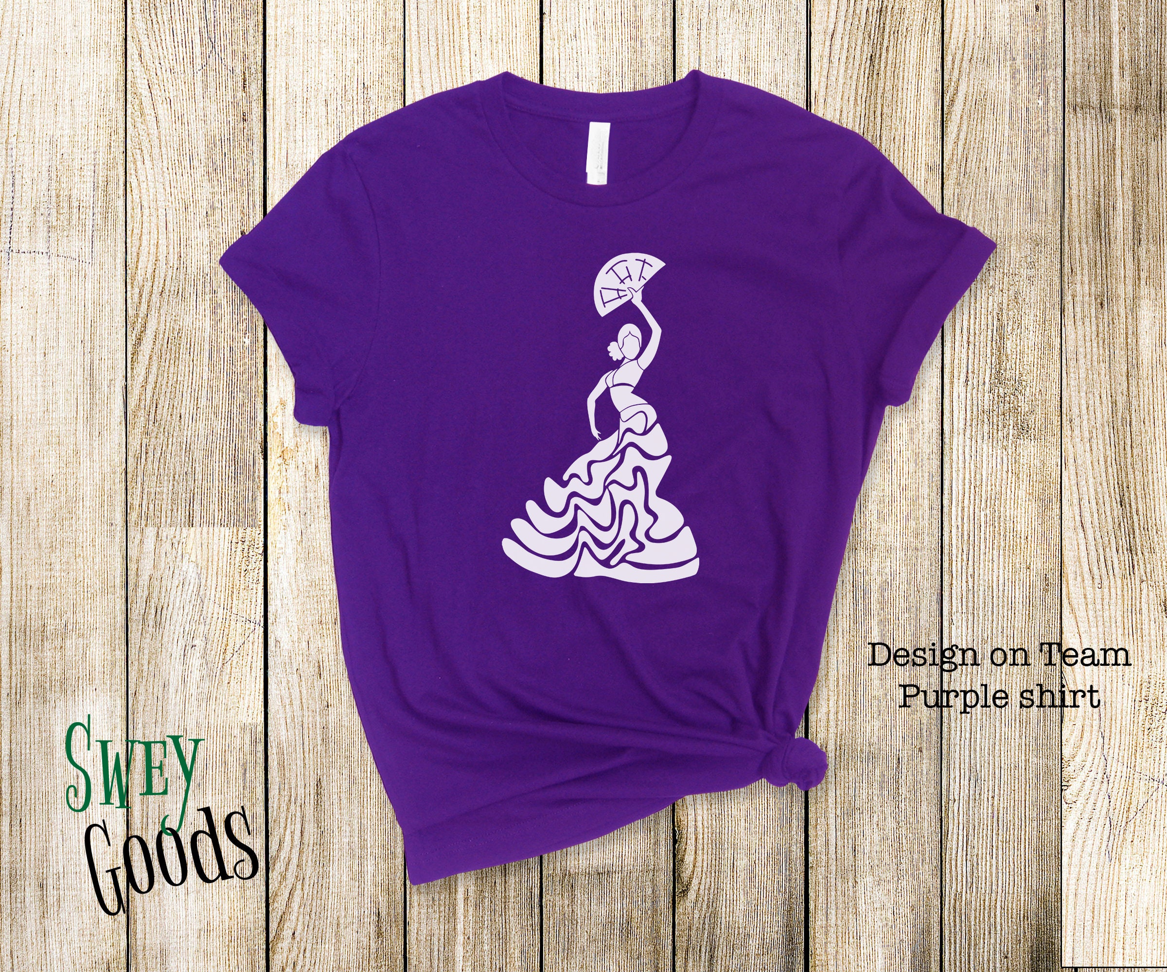 Flamenco Dancer Short Sleeve Tee Latina T-shirt FREE Shipping - Etsy