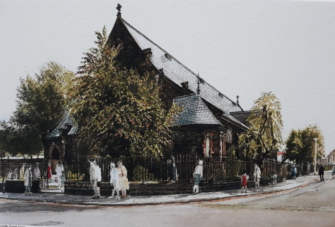 All Saints Church Anfield Liverpool by Frank Green - Etsy