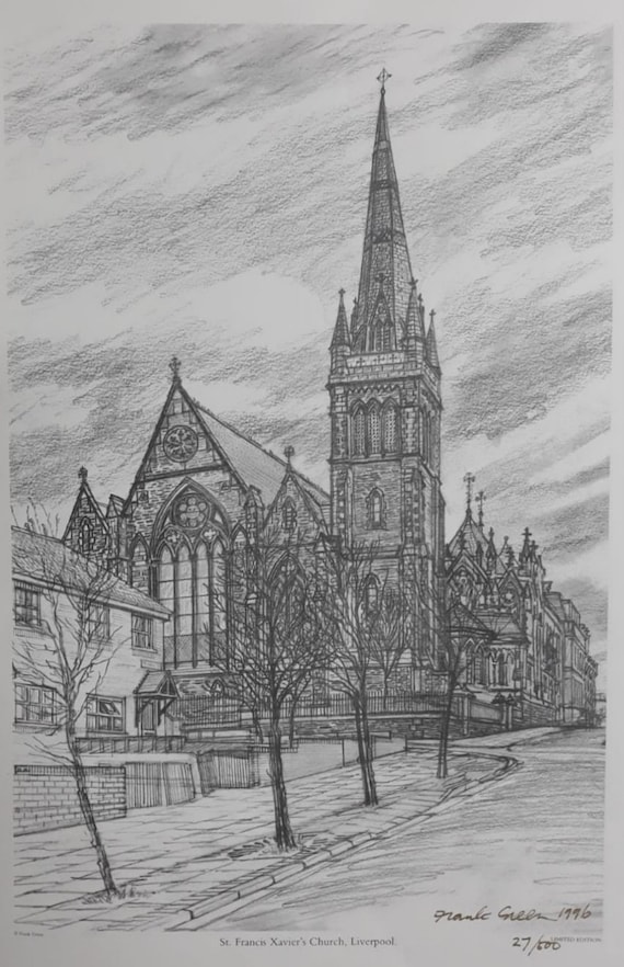 St Francis Xavier's Church Liverpool by Frank Green | Etsy UK