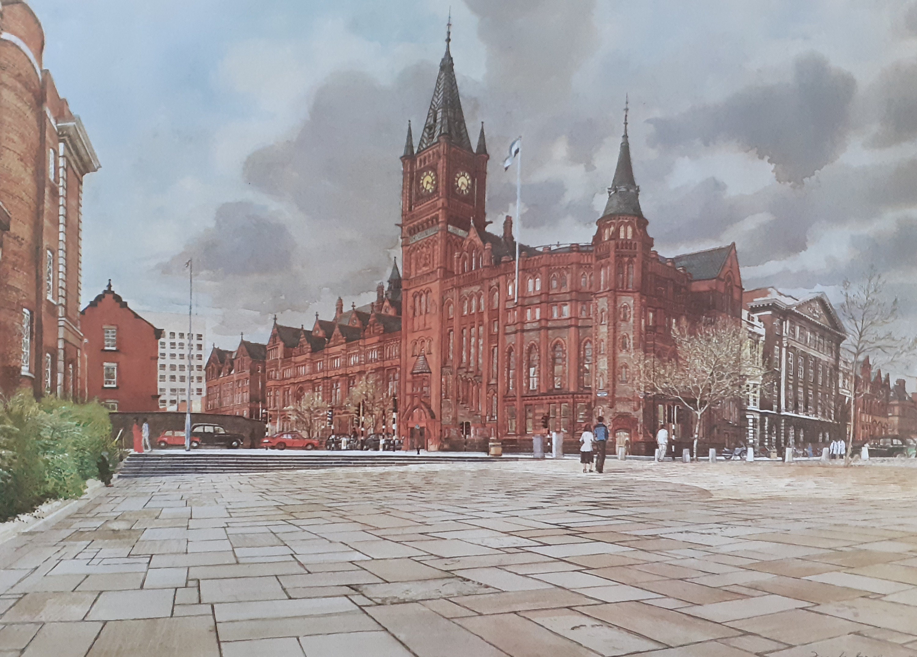 Victoria Building, University of Liverpool by Frank Green - Etsy