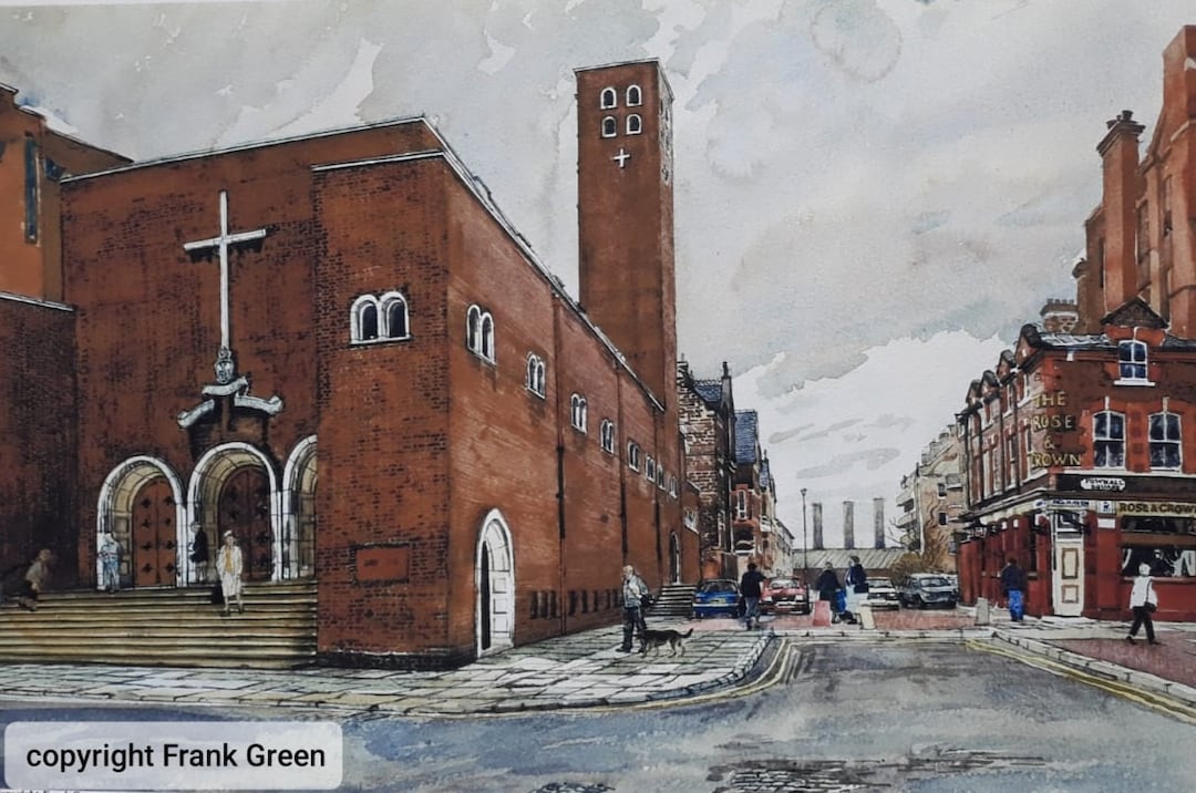 St Mary's Church, Highfield Street & the Rose and Crown, Pownall St ...