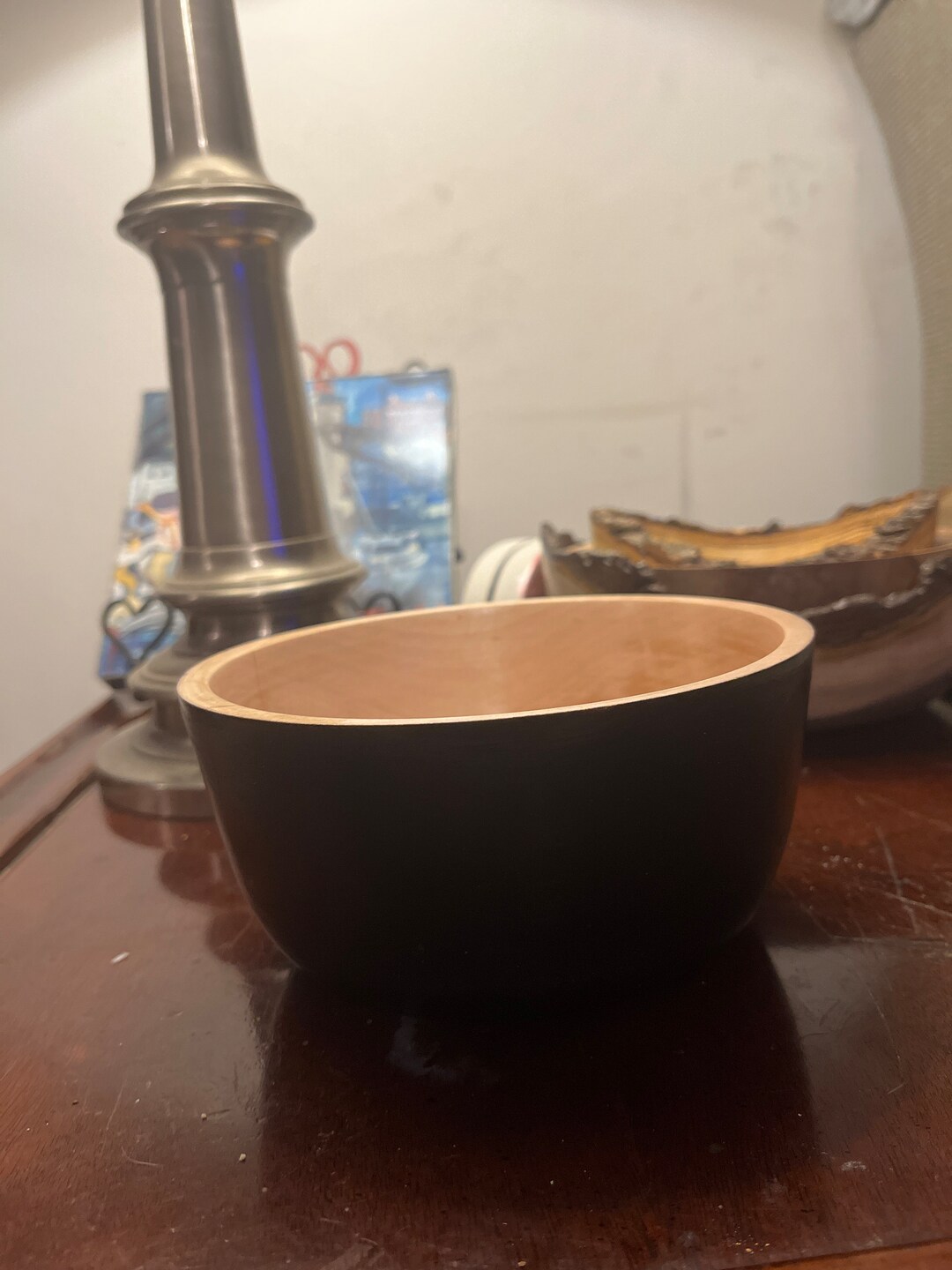 Hand Turned Pear Shou Sugi Ban Bowl - Etsy
