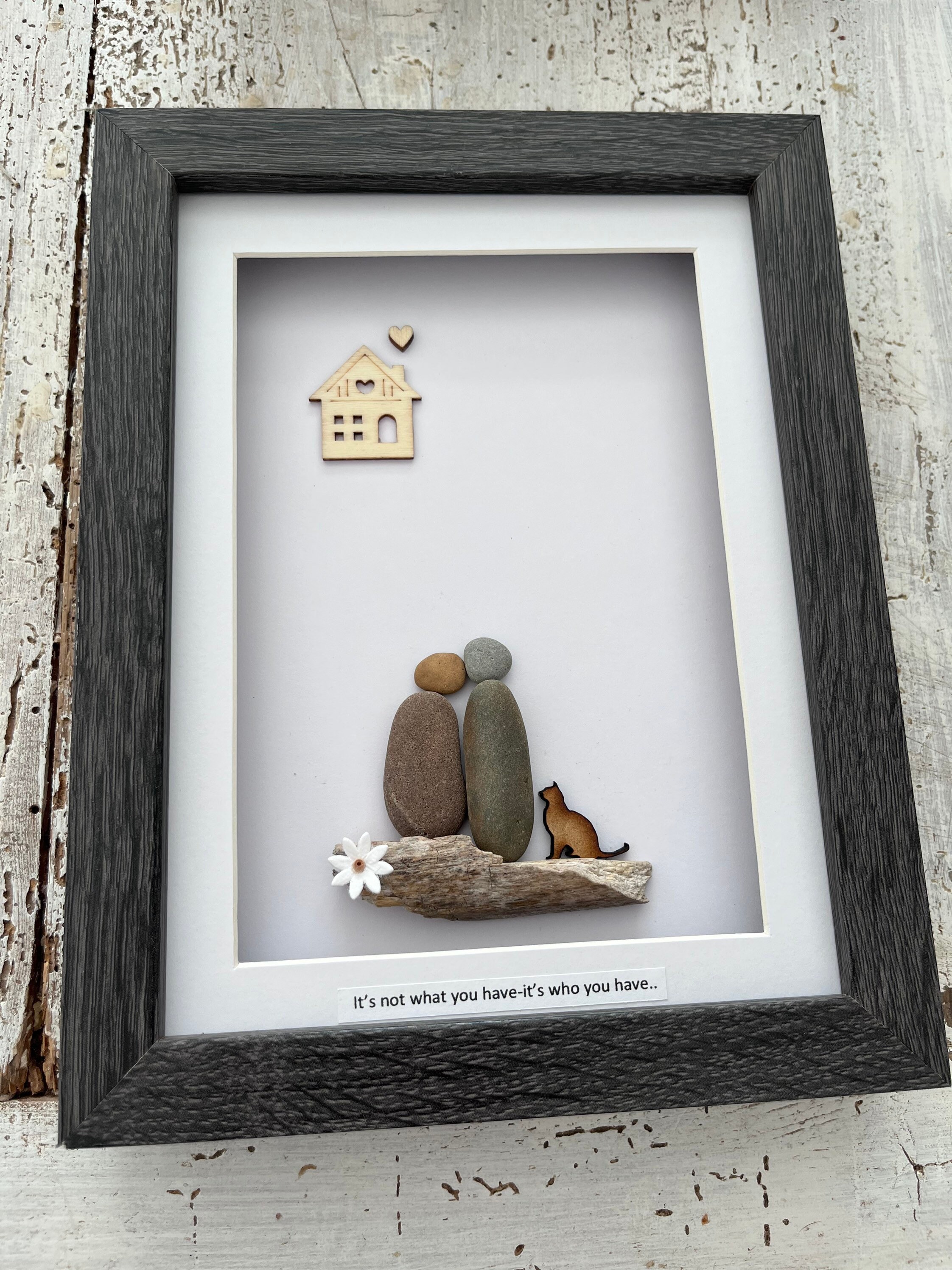 Pebble art dogs pets cats gift love funny Fathers Day - Etsy.de