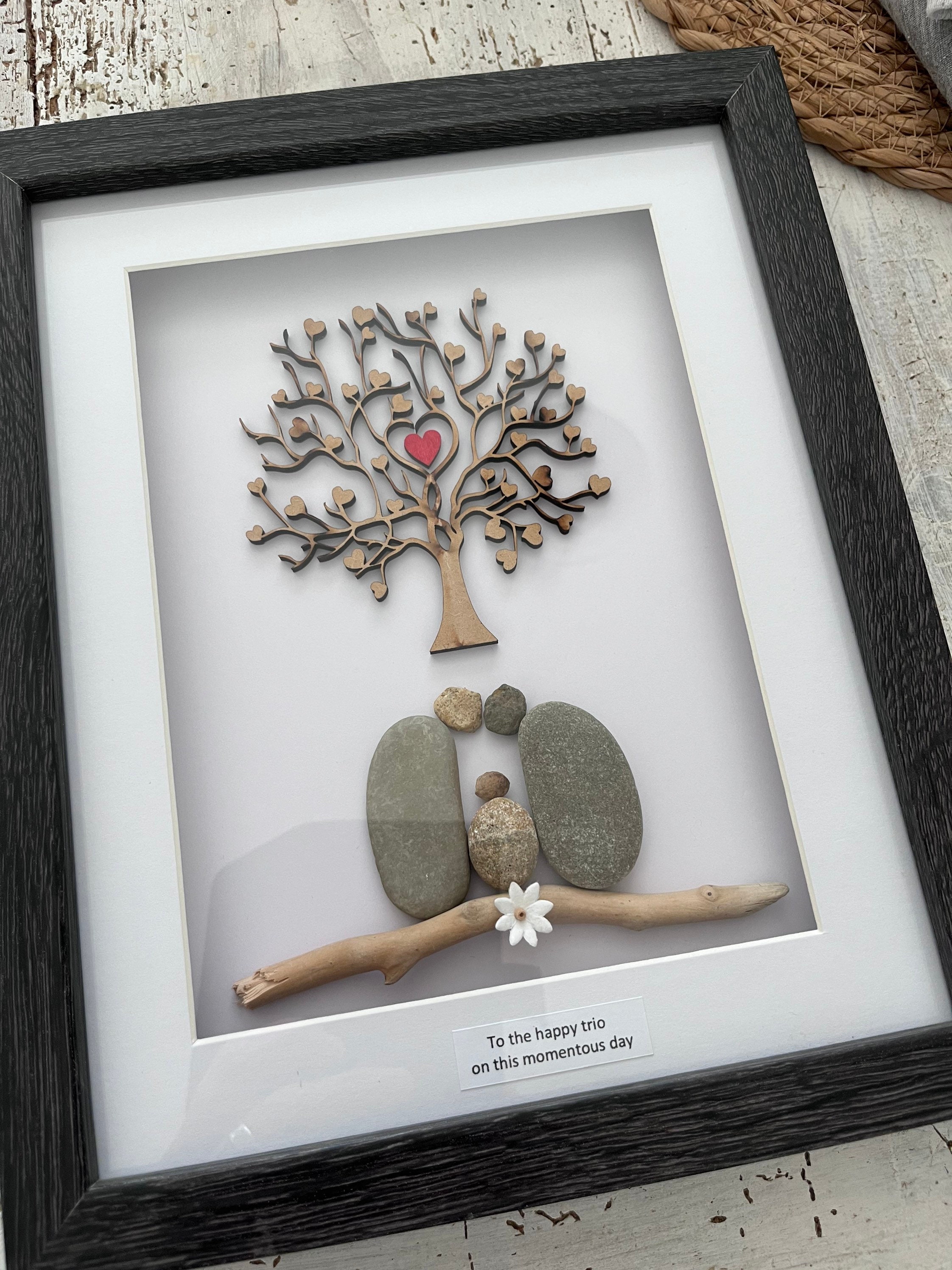 Pebble Art Picture, Grandparents, Nan, Grandad, Child, Mother, Fathers ...