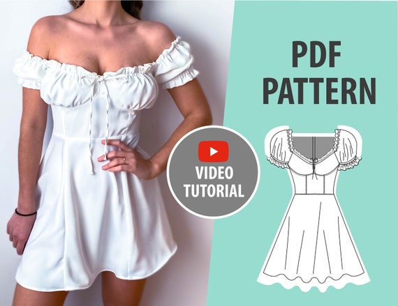 Milkmaid Dress Pattern Dress Sewing Pattern Cottagecore - Etsy