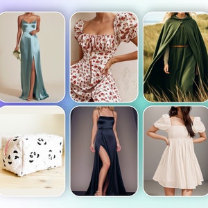 WHOLE SHOP Bundle Sewing Pattern, Beginner Sewing Patterns for Womens ...