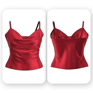 SILK TOP PATTERN | Slip Pattern | Beginner Sewing Pattern| Gilrs Crop ...