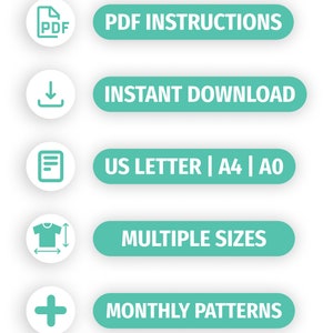 WHOLE SHOP Bundle Sewing Pattern for Womens, Beginner Sewing Patterns ...