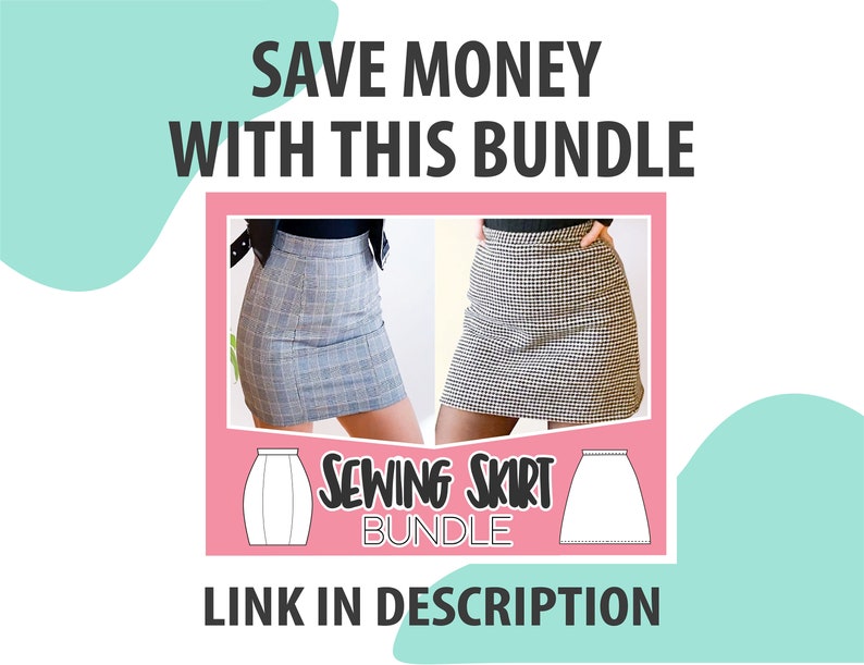 MINI SKIRT Sewing PATTERN A Line Skirt Pattern Pattern - Etsy