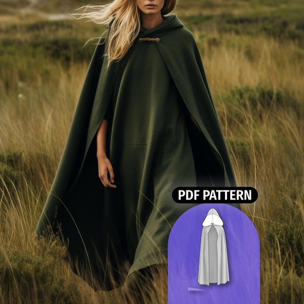 Hooded Cloak - Etsy