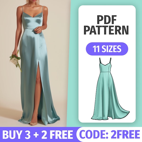 Formal Dress Pattern - Etsy