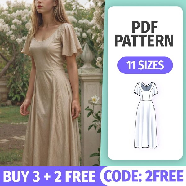Mother of the Bride Dress Sewing Pattern - Etsy