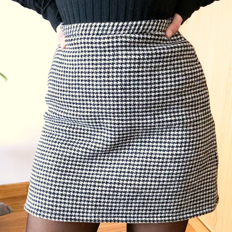 A-line Mini Skirt Sewing Pattern: High Waisted (PDF Pattern) - Etsy