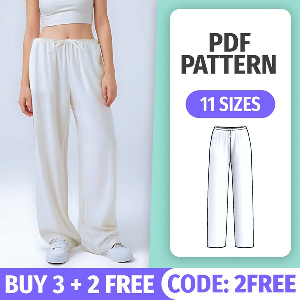 Casual Pants Pattern - Etsy