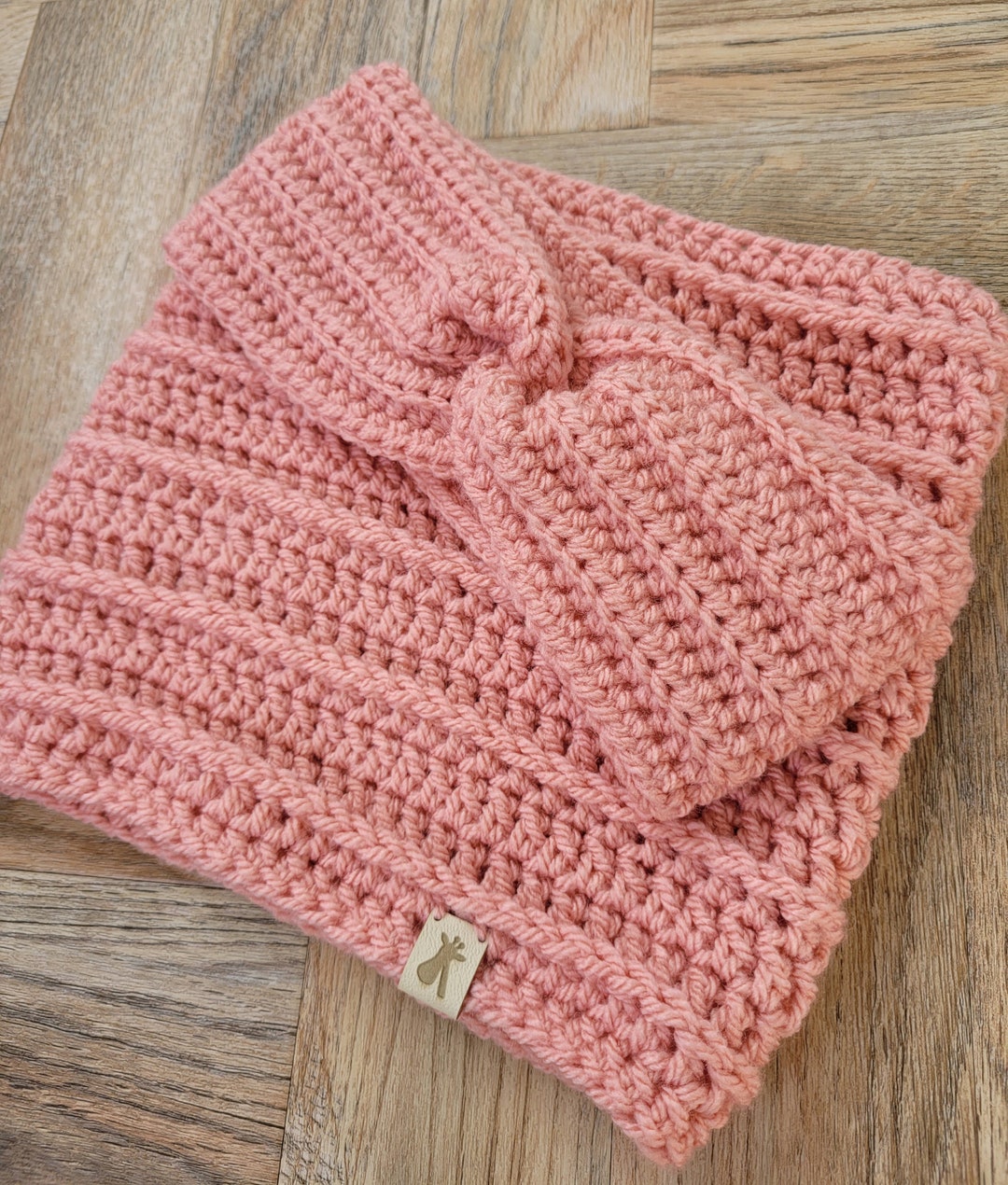 Snood and Earwarmer Set, Girls Snood Set, Girls Scarf Set, Girls Ear ...