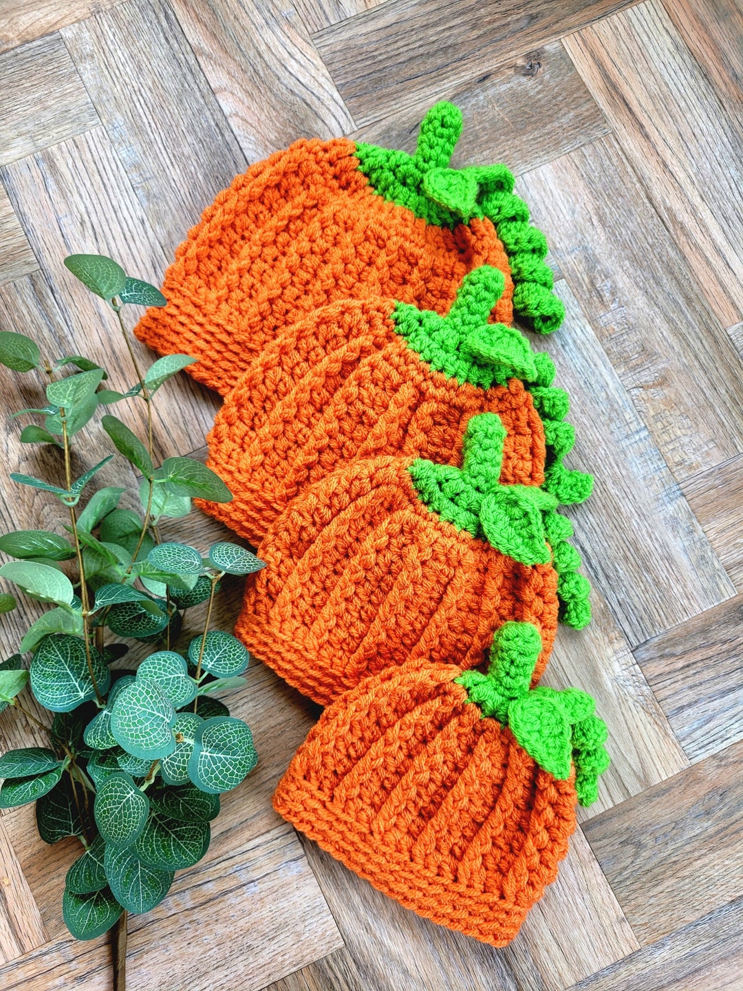 Pumpkin Hat, Pumpkin Beanie, Childrens Pumpkin Hat, Matching Pumpkin ...
