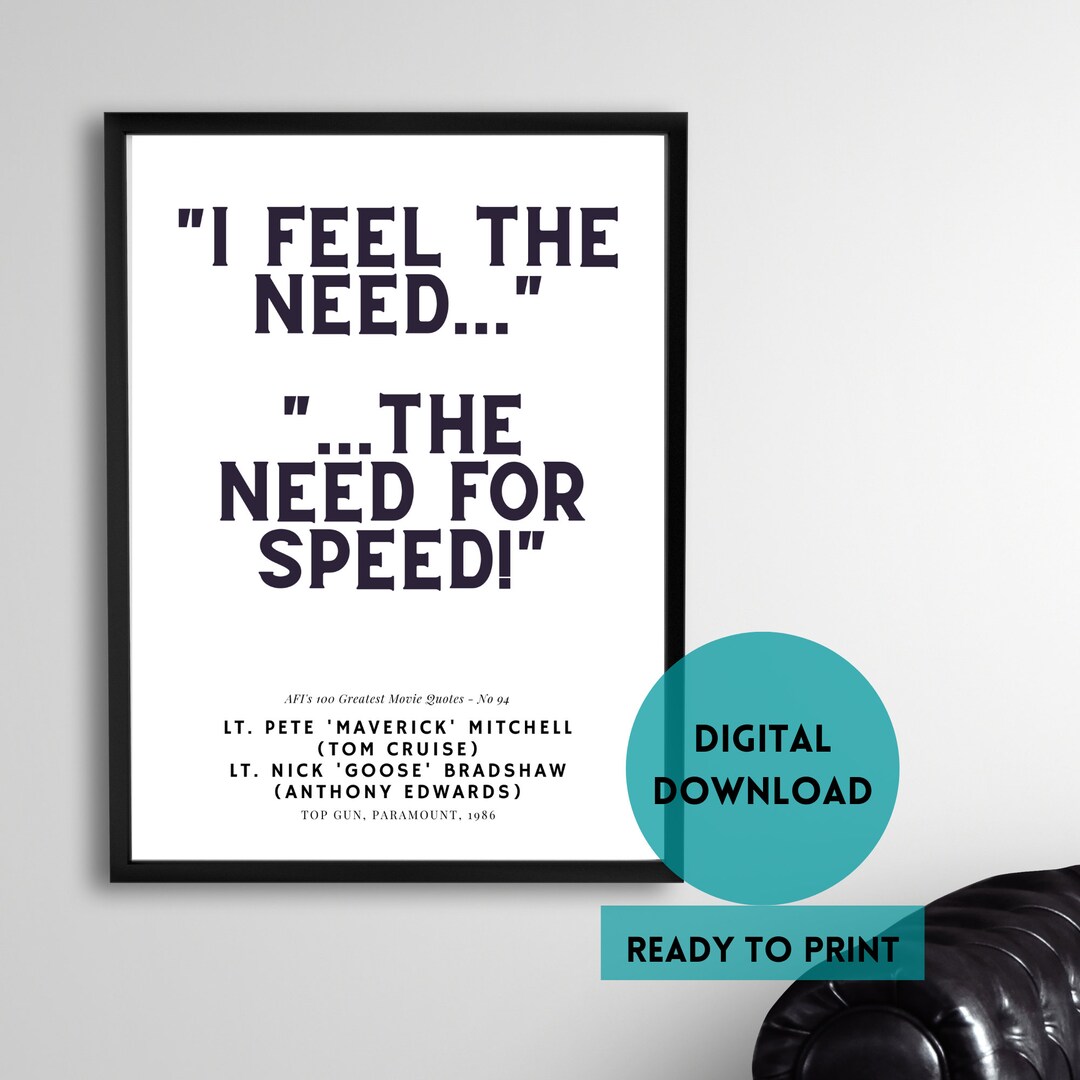 94, TOP GUN, Paramount, 1986, Afi's 'greatest 100 Movie Quotes of All ...