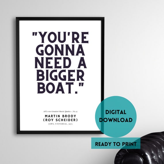 Famous Jaws Quotes JAWS Themed Party — Trevor Fulmer Creative