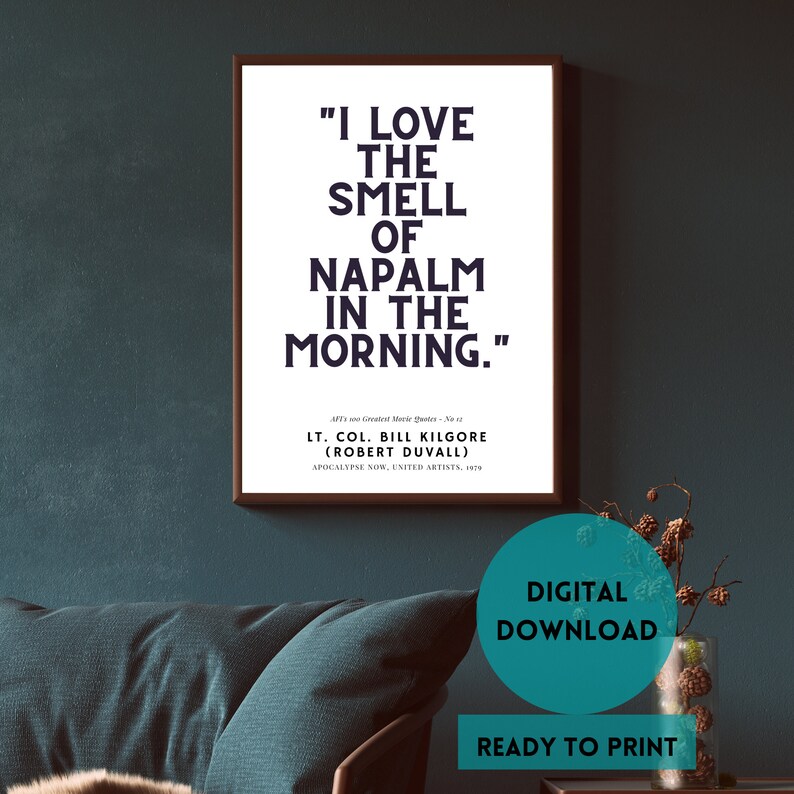 12, APOCALYPSE NOW, United Artists, 1979 Greatest 100 Movie Quotes of ...