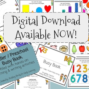 Body Parts Matching Worksheet, Afro American, Toddler Learning Binder ...