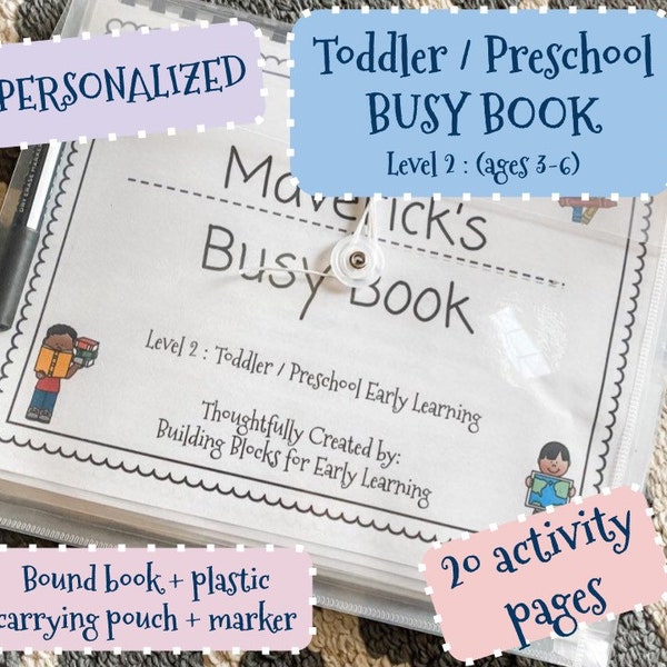 Busy Book - Etsy