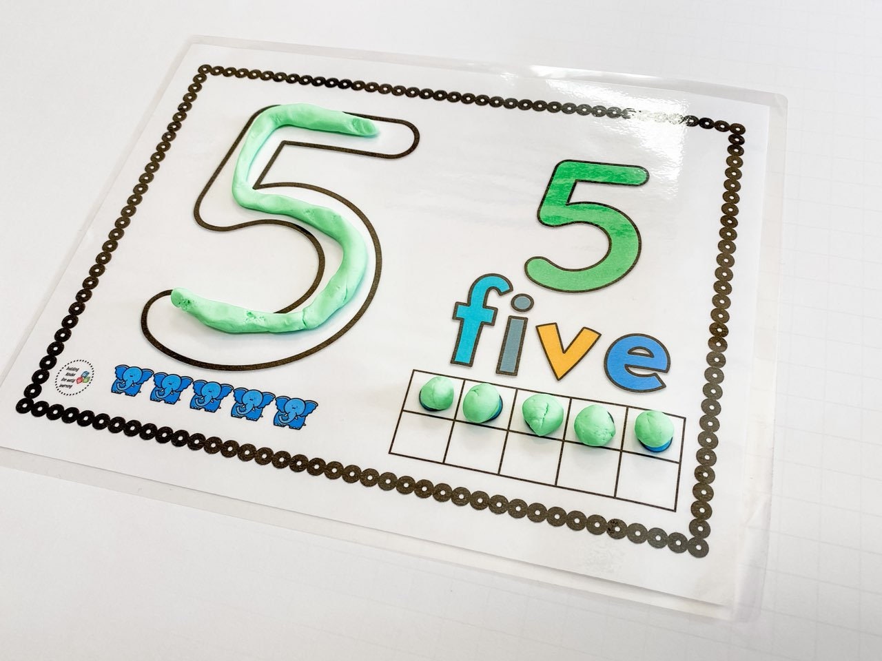 Number Tracing & Playdoh Mats : DIGITAL DOWNLOAD - Etsy