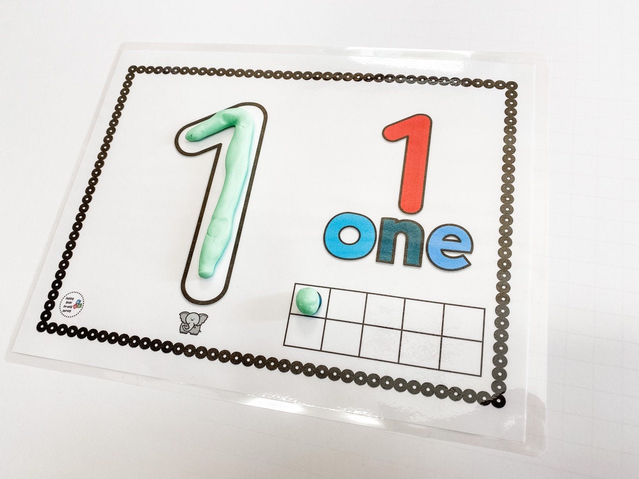 Number Tracing & Playdoh Mats : DIGITAL DOWNLOAD - Etsy