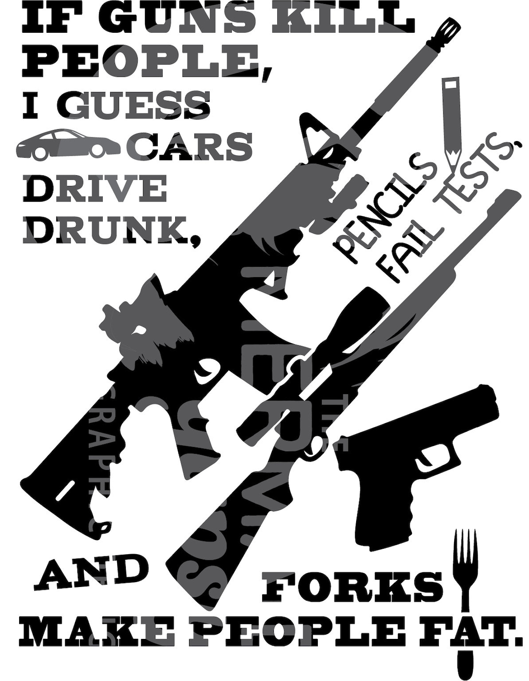 Instant SVG Download File: Gun Support - Etsy