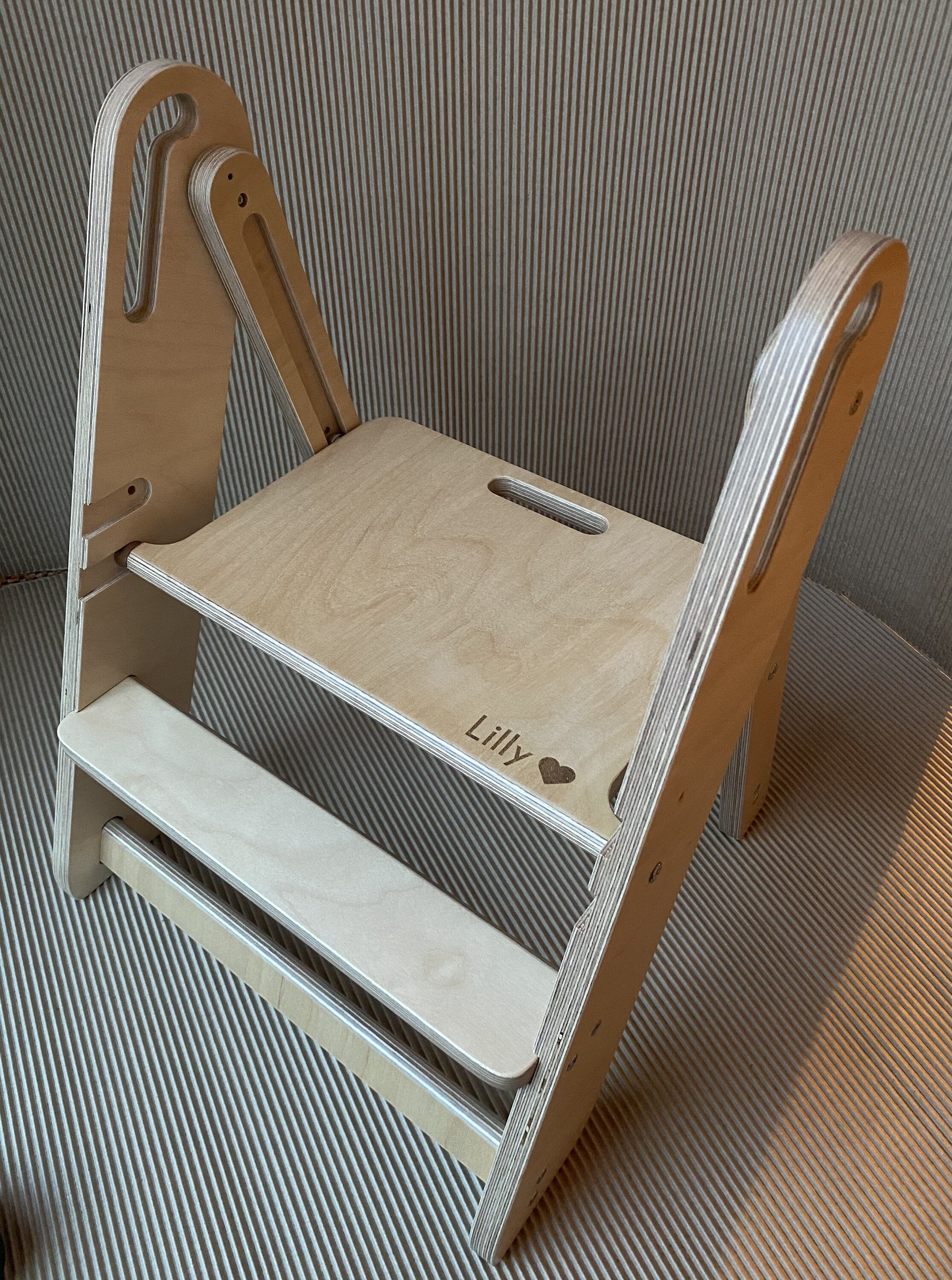 Bathroom Kids Stool Adjustable Step Wooden Toilet Stool - Etsy