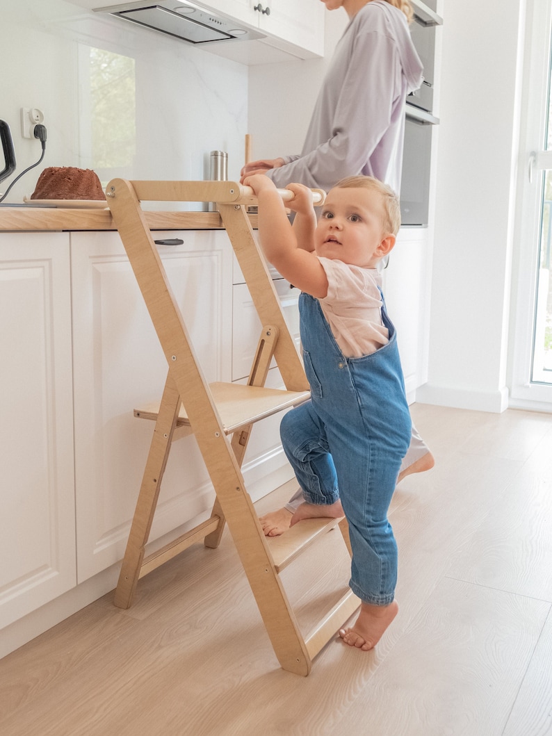 Help Tower Fold Kitchen Help Step Stool Adult Slim Foldable - Etsy ...