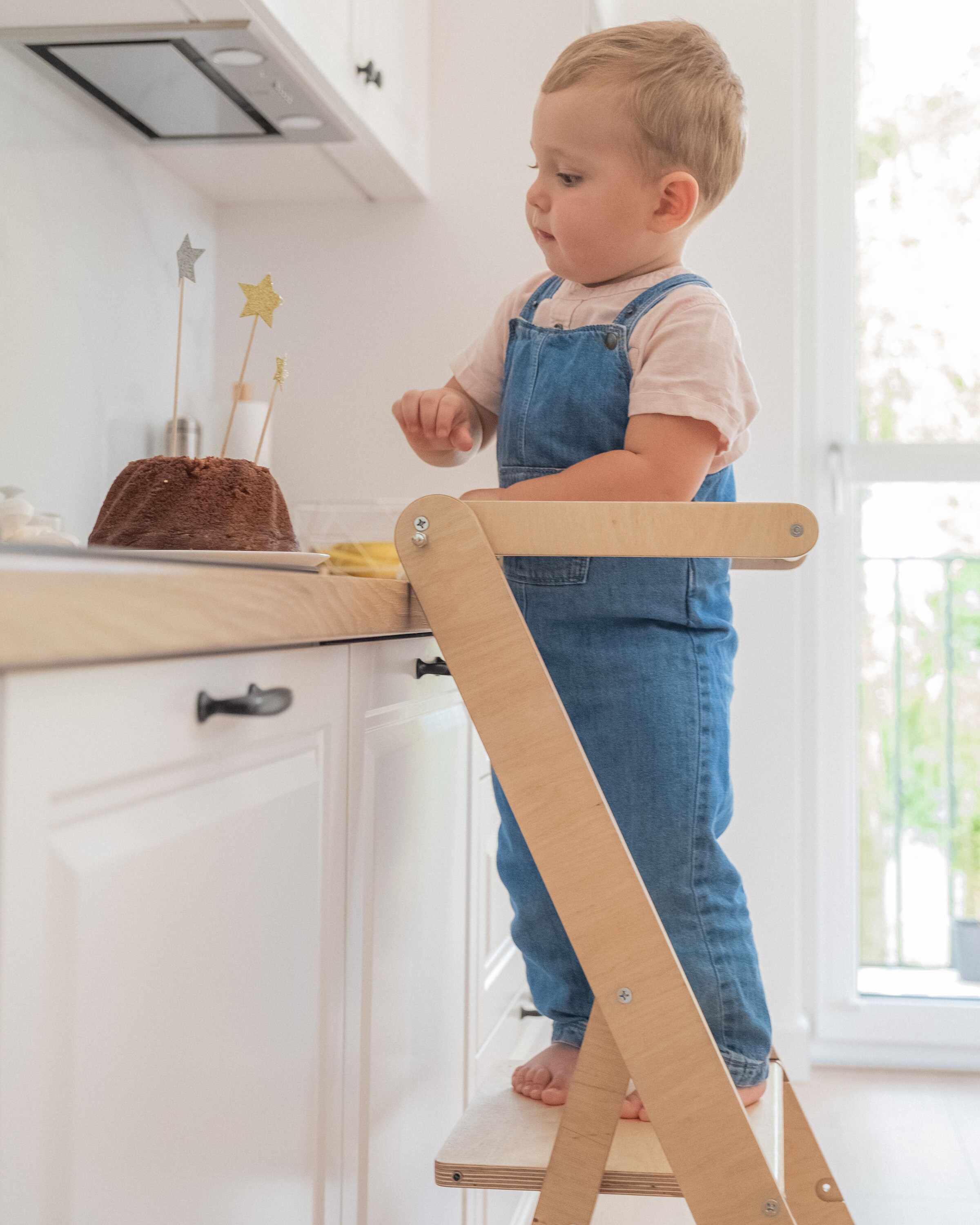 Help Tower Fold Kitchen Help Step Stool Adult Slim Foldable - Etsy ...