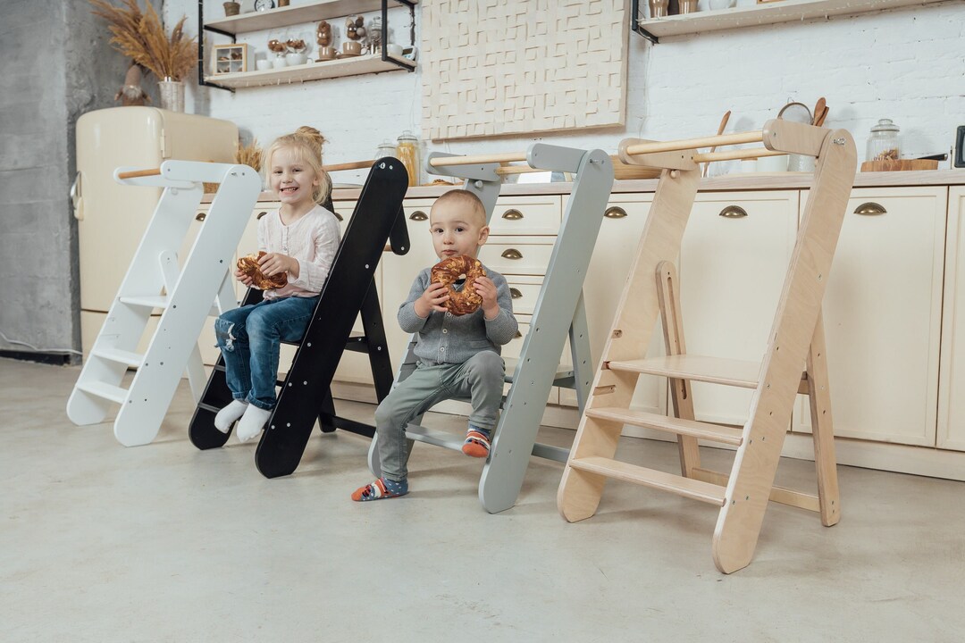 Toddler Kitchen Tower Stool, Toddler Tower, Helper Tower, Kitchen ...