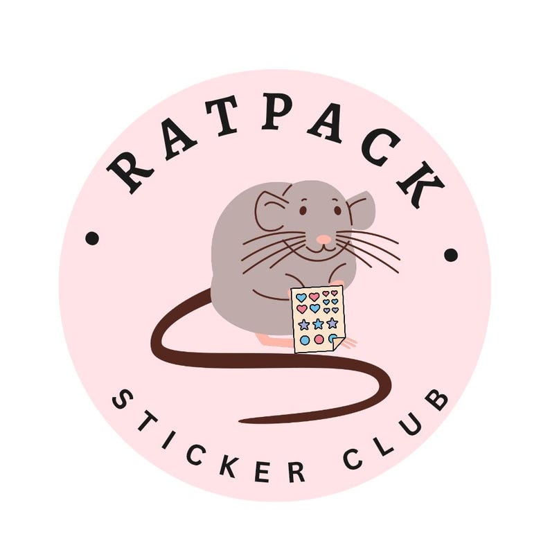 Rat Pack Sticker Club Subscription - Etsy
