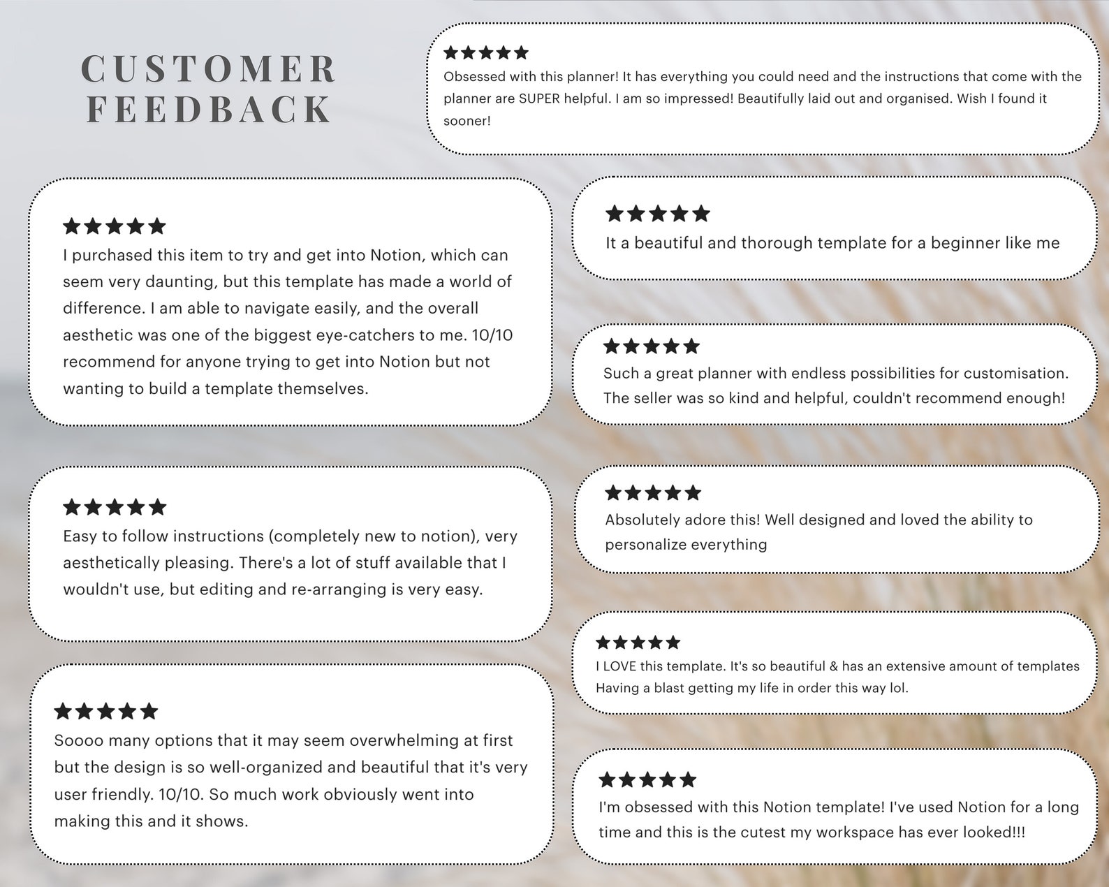 Minimalist Beige Notion Planner Template With Photo Insert All-in-one ...