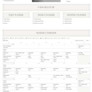 Minimalist Beige Notion Planner Template With Photo Insert All-in-one ...